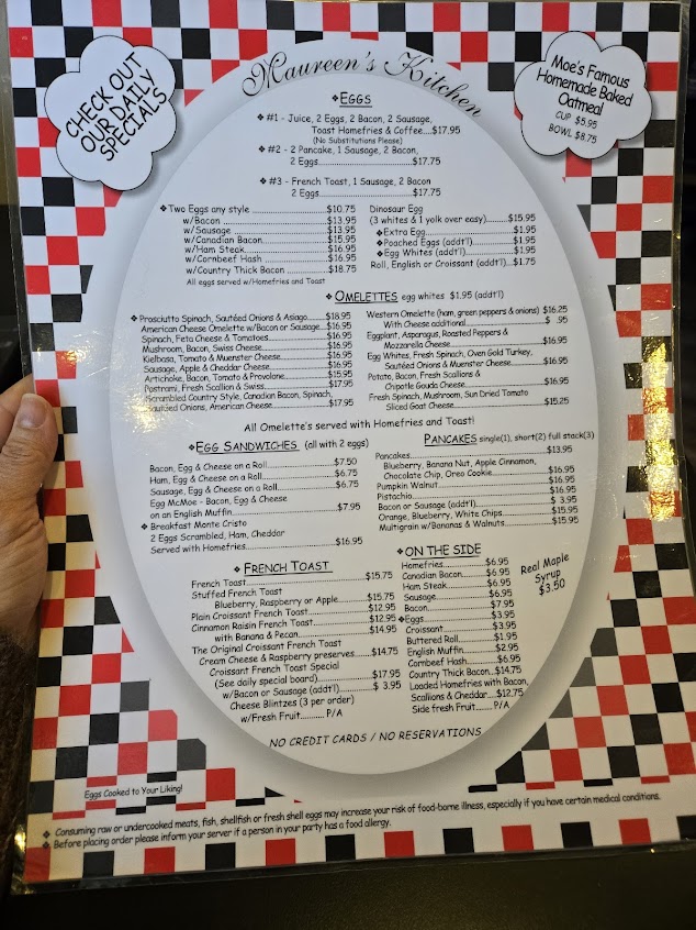 Maureen's Kitchen - Menu | Best Breakfast & Brunch in Smithtown, NY